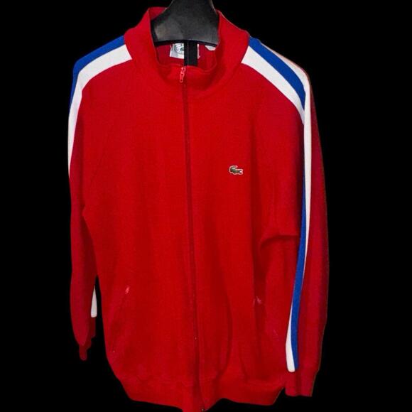 Lacoste | Jackets & Coats | Vintage Izod Lacoste Track Jacket Full Zip ...